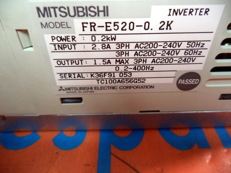 MITSUBISHI FR-E520-0.2K - 裕益科技自動化設備可程式編碼器PLC分散式控制系統DCS